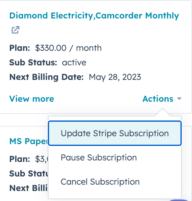 Managing Stripe Subscriptions in HubSpot With saas•hapily